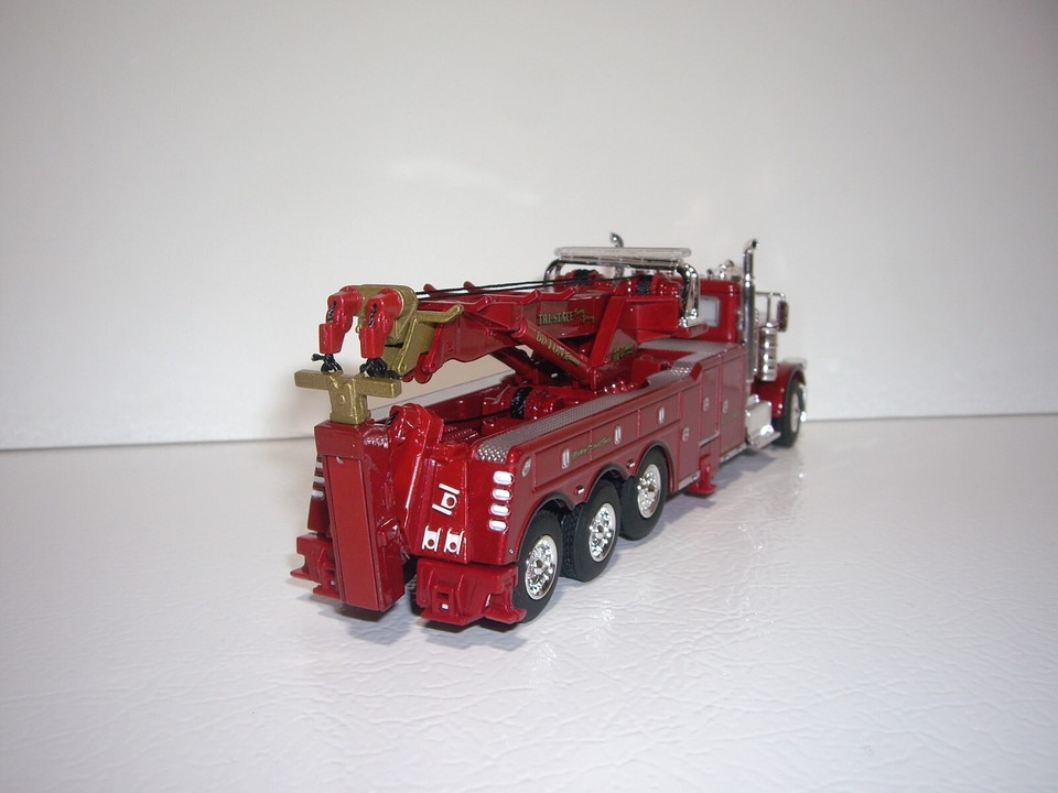 DCP FIRST GEAR 1/64 TRI-STATE TOWING RED PETE 389 & 1150 CENTURY ...