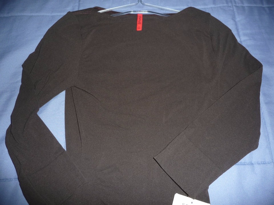 NWT Spanx On Top & In Control 978 Boatneck 3/4 Sleeve Shaping top BLK ...