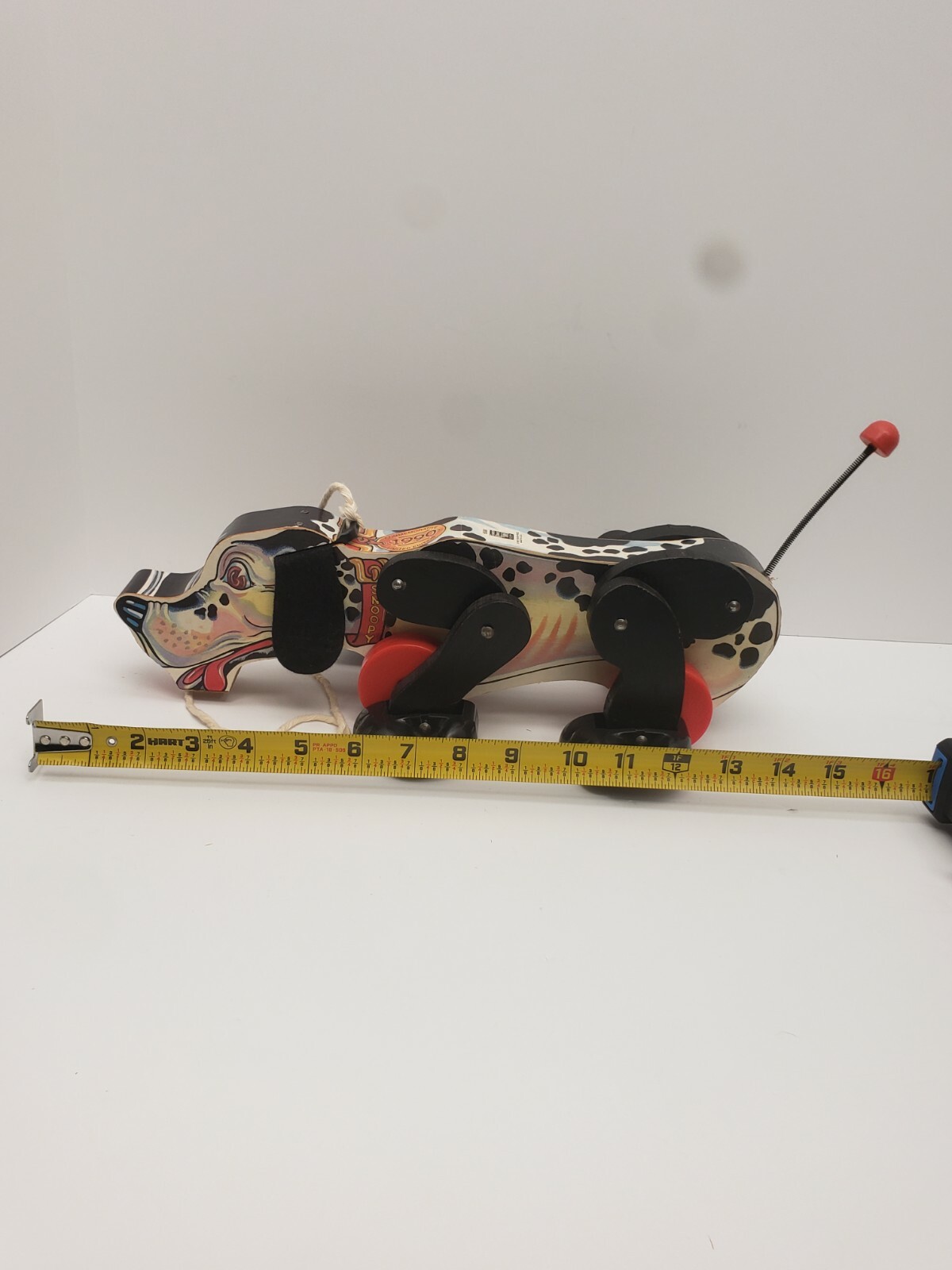 1990 Fisher Price Commemorative Limited Edition Snoopy Sniffer Wooden ...