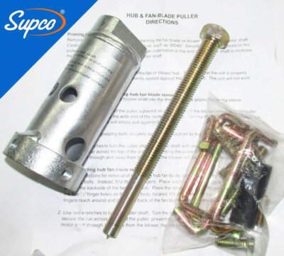 HEAVY DUTY COMMERCIAL HVAC AC MOTOR FAN BLADE PULLER WITH INSTRUCTIONS ...