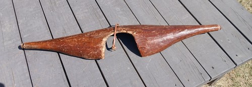 Antique Primitive Hand Hewn Wood Human Shoulder Neck Yoke 1820s | eBay