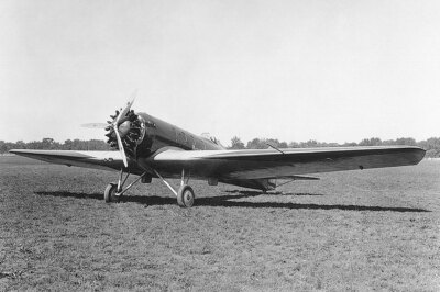 BOEING MONOMAIL 221 (NC10225) 3/4 FRONT VIEW 12x18 GLOSSY PHOTO PRINT ...