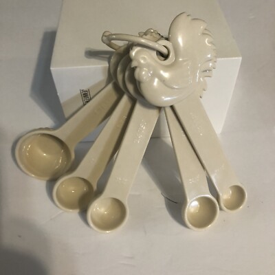 New Set 5 Vintage Paula Deen Chicken Measuring Spoons Plastic Nesting ...