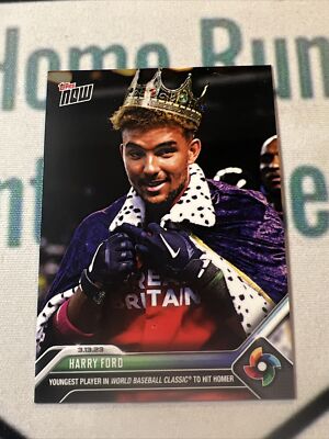 2023 Topps Now Harry Ford World Baseball Classic “Kings Crown” #WBC-37 ...
