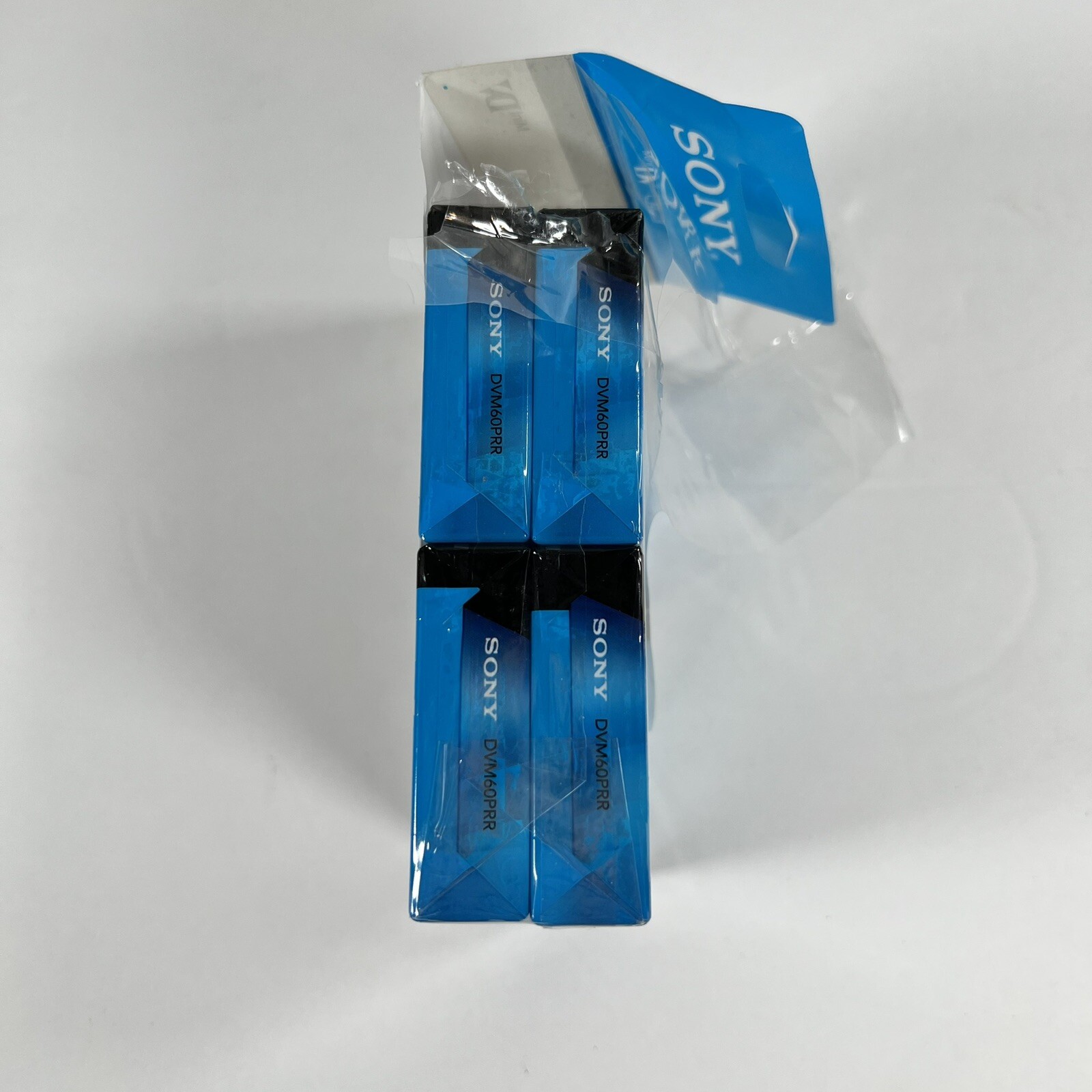 Lot of 4 Sony DVC Blank Video Cassette Tapes 60 Minutes DVM60PRR ...