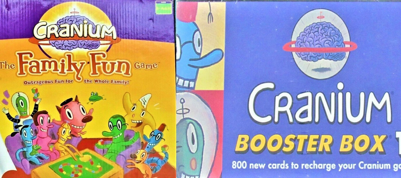 CRANIUM FAMILY FUN Edition along With Brand NEW Booster Set of 800 new ...