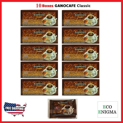 10 x Gano Cafe Classic Coffee Ganoderma Lucidum EXP 11/2027 Expedited ...