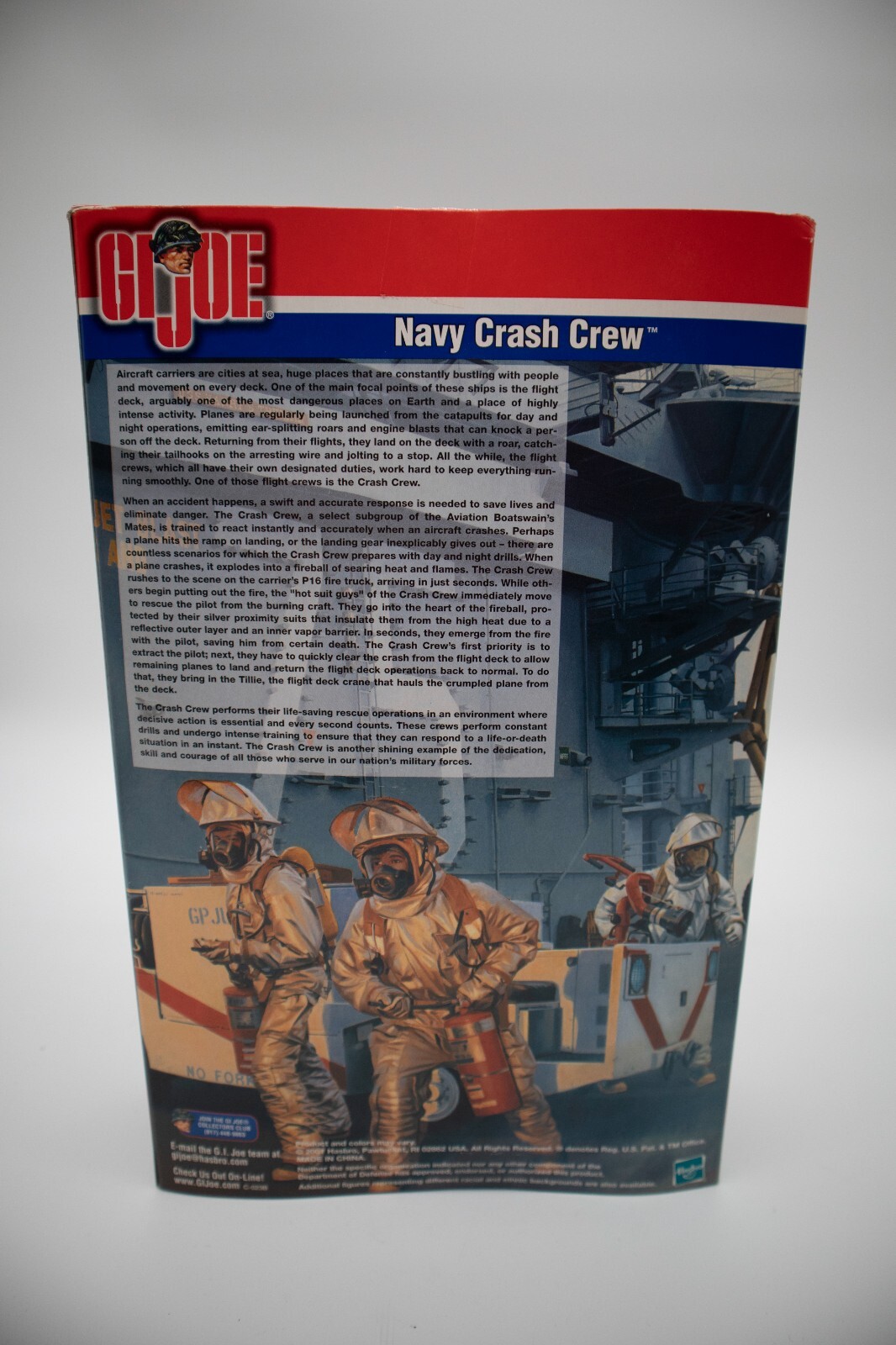 Gi Joe Hasbro 2001 Navy Crash Crew 12 Inch Action Figure Super-poseable ...