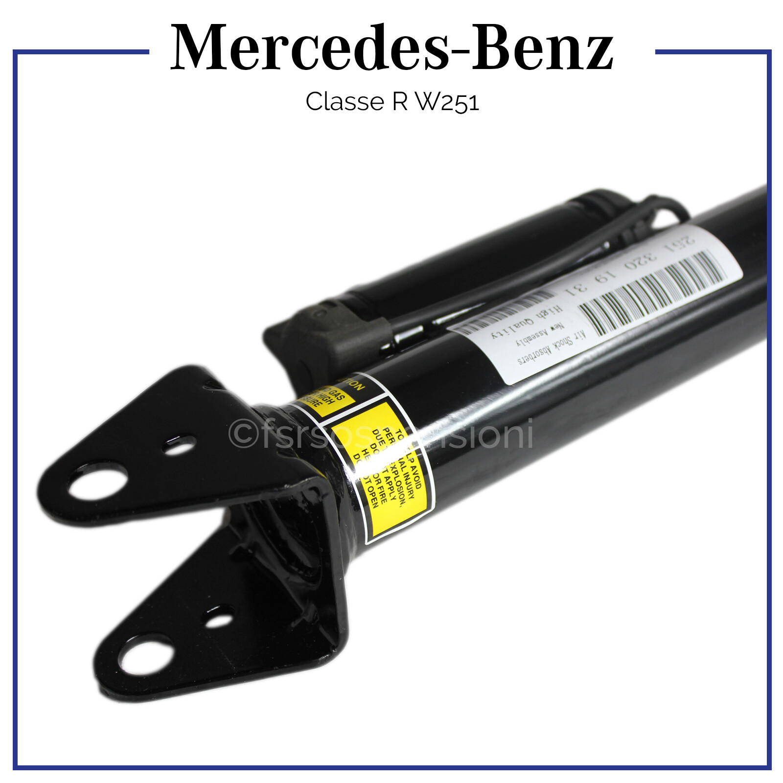 MERCEDES CLASSE R W251 AMMORTIZZATORE CORPO MECCANICO ASTA POST ADS ...