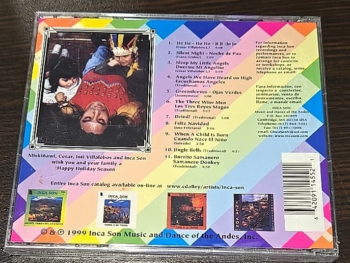Inca Son Peace On Earth Paz En La Tierra CD 1999 New Sealed ...