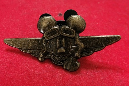 Disney Trading Pin, Mickey Mouse Aviator Wings, Bronze, 2012 | eBay