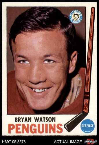 1969 Topps #112 Bryan Watson Penguins 4 - VG/EX | eBay