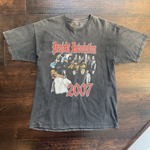Project Revolution 2007 Band Tee Korn Snoop Dog Linkin Park | eBay