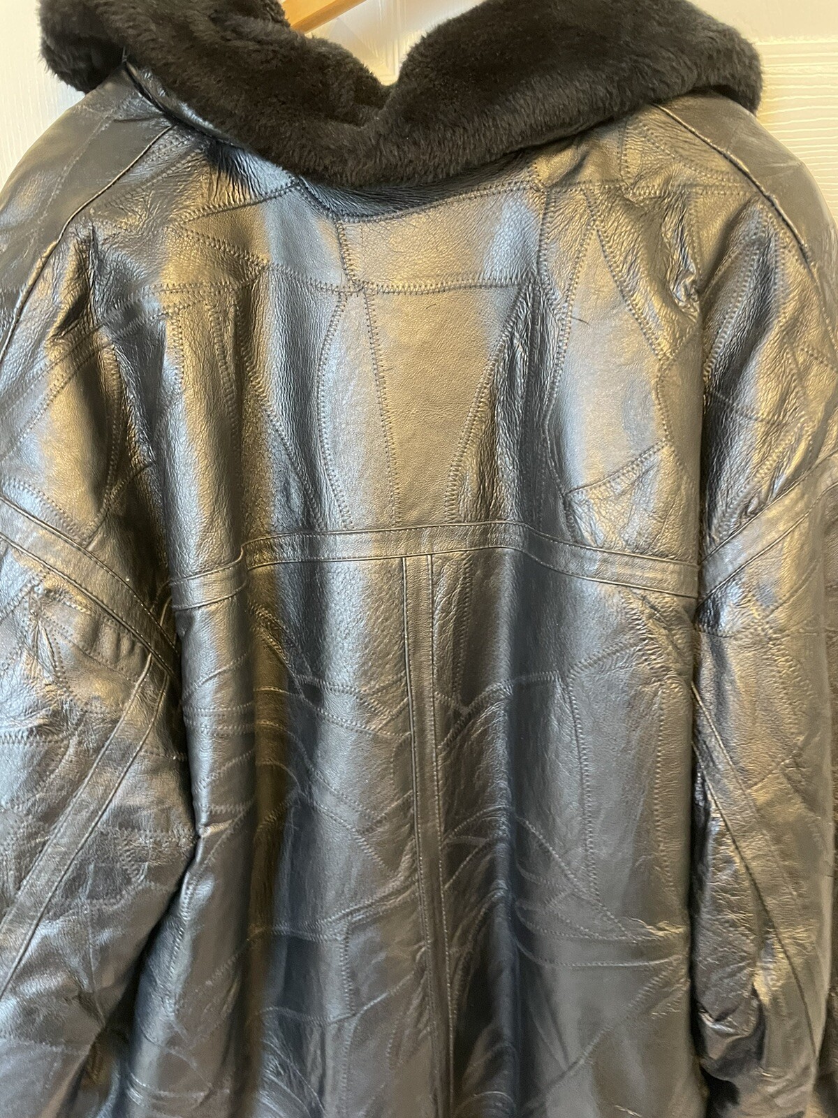 Mens Vilanto Authentic Leather Coat | eBay