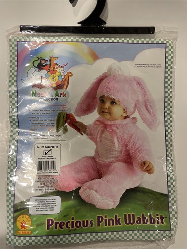 Infant Precious Pink Wabbit Costume Fuzzy Bunny Rabbit size 6-12 months ...