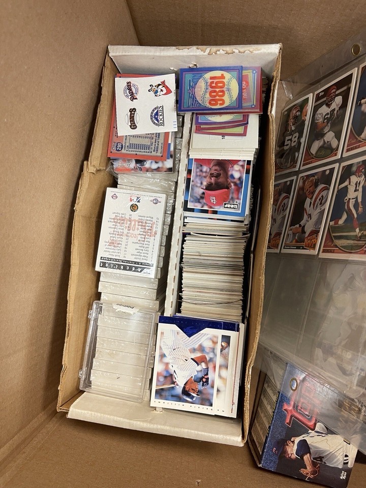 Sports Card Lot - My Lifetime Collection - Baseball, Football + Gems 10 ...
