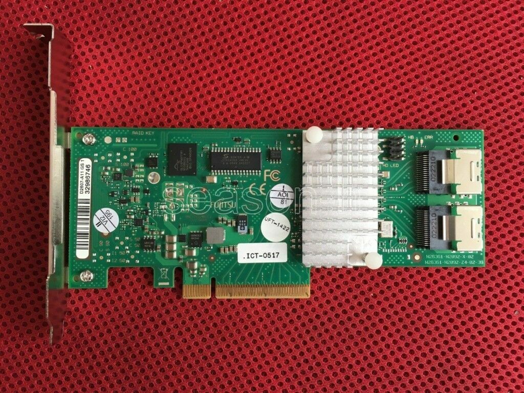 Fujitsu 9211-8i D2607 LSI 2008 SAS/SATA .HBA JBOD =LSI 9211-8I ...