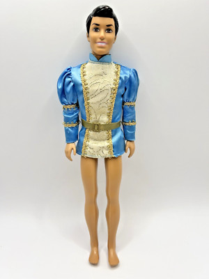 Disney Mattel Cinderella Prince Charming Ken Barbie Doll 12" With ...
