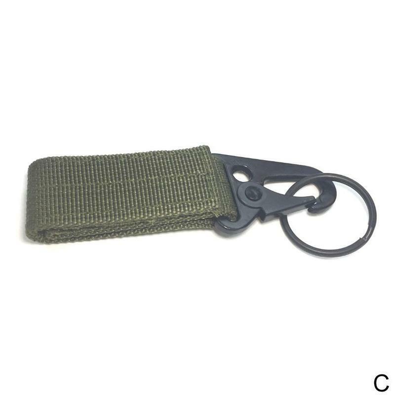 Nylon Tactical Molle Belt Carabiner Key Holder Camp Bag Nic Hot Hook ...