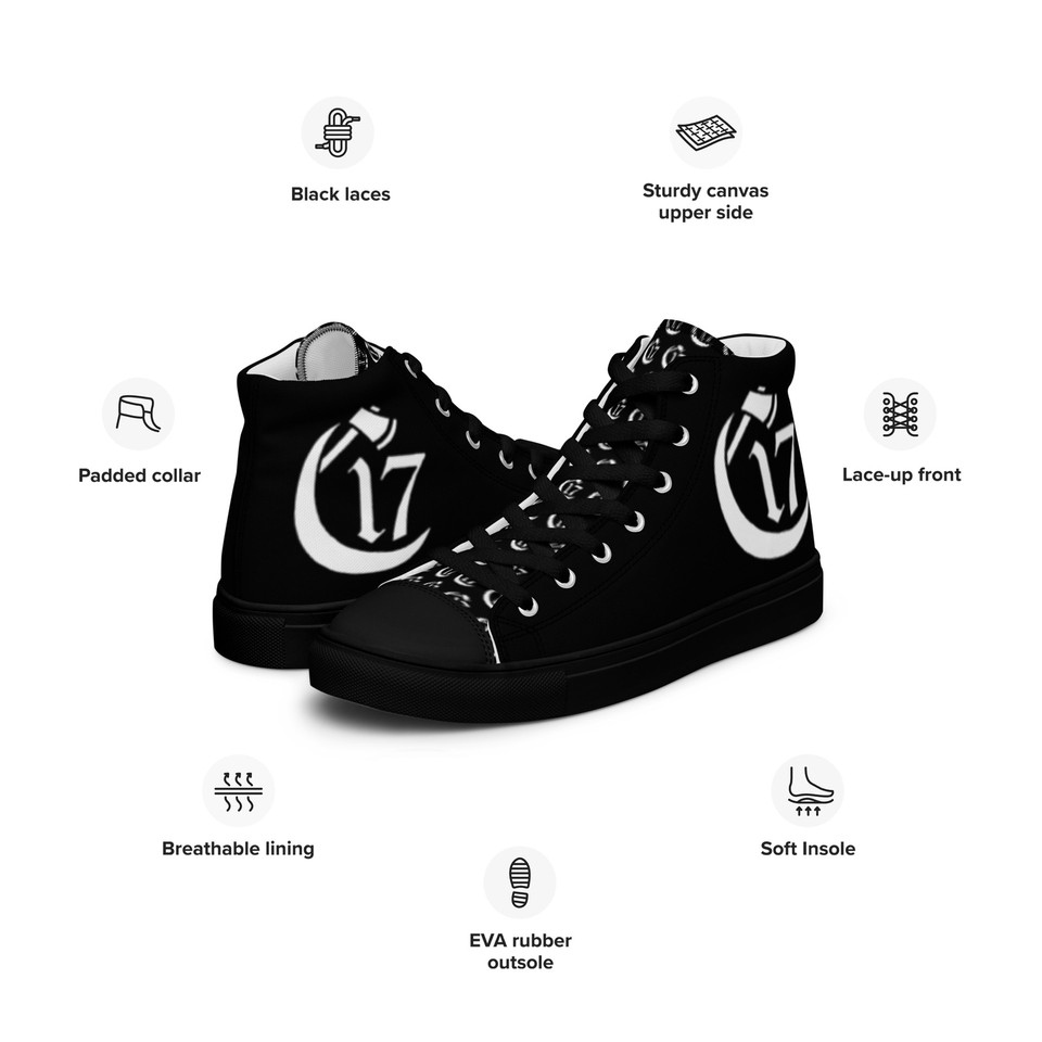 Men’s Chapter 17 high-top canvas shoes Insane Clown Posse ICP Juggalo ...