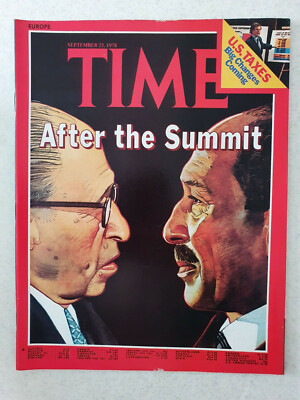 Magazine revue TIME europe edition september 25 1978 After the Summit ...