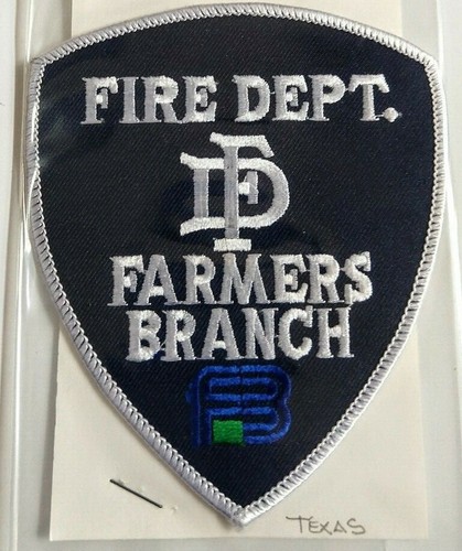 Farmers Branch Texas Fire Department Patch TX | eBay