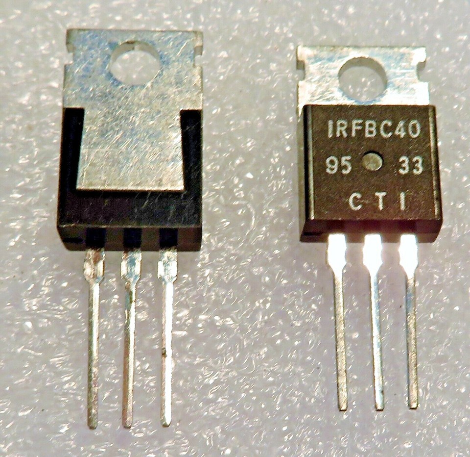 IRFBC40 VISHAY/SILICONIX MOSFET N-CHANNEL 600V 6.2AMP TRANSISTOR | eBay