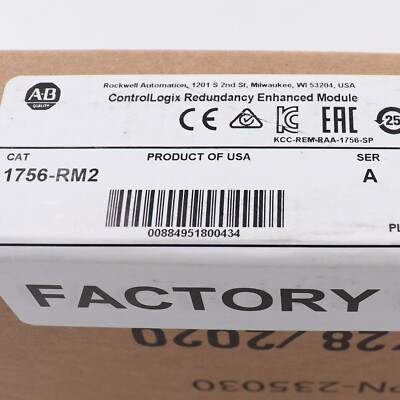 Allen Bradley 1756-RM2 /A ControlLogix Redundancy Module Factory Sealed ...