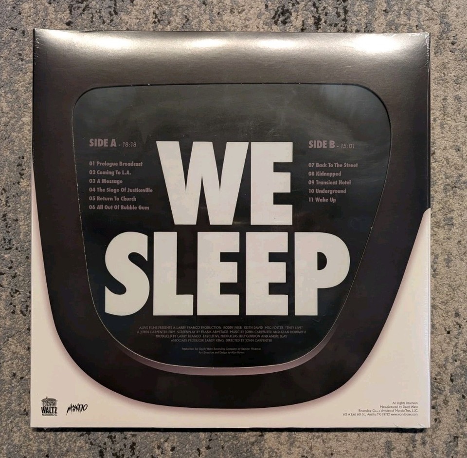 New John Carpenter - They Live Soundtrack Vinyl LP Death Waltz ...