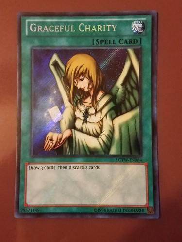 Yugioh Graceful Charity LCYW-EN064 Unlimited Edition Secret Rare LP | eBay