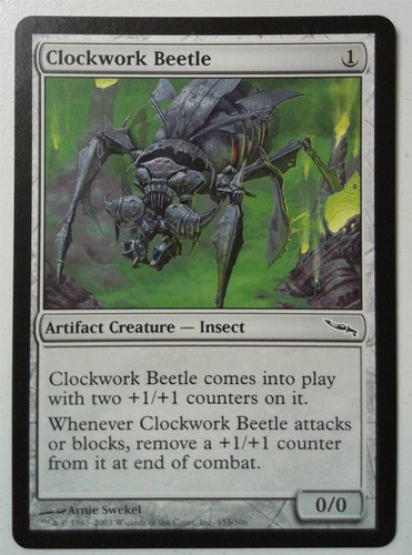 Clockwork Beetle *Common* Magic MtG x1 Mirrodin SP | eBay