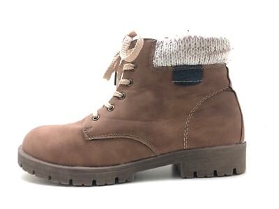 Avic Adventure Damen Stiefel Stiefelette Boots Braun Gr. 41 (UK 7,5 ...
