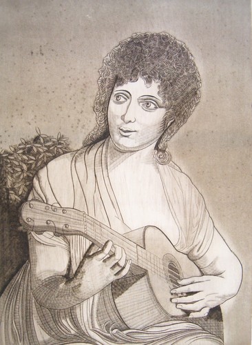 Engraving with Burin - Art Print - "Player" - Engraver A. Cozzi | eBay