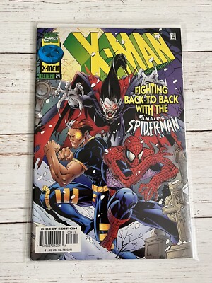X-MAN FIGHTING BACK TO BACK WITH AMAZING SPIDER-MAN #24 FEB 1997 MARVEL ...