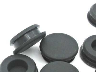 3/4" Hole Size Rubber Panel Plugs, Knockout Plugs Fits 3/16" Thick ...