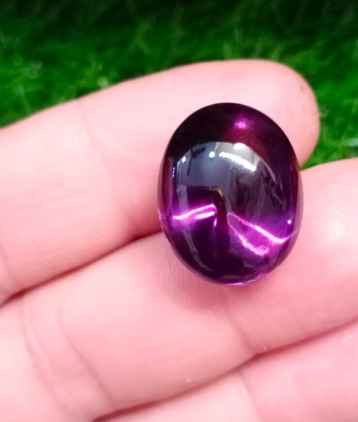 21.30 Carat Natural Loop Clean Amethyst Sugar Loaf Loos Gemstone From ...