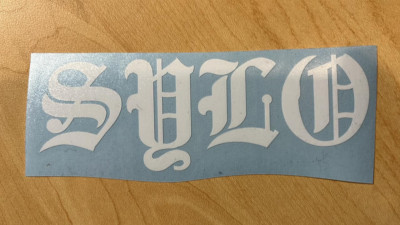 SYLO Old English die cut vinyl decal sticker Support your local Outlaws ...