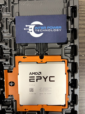 AMD EPYC 9554 64 Cores 128 Threads 256MB L3 Cache 3.1 100-000000790 ...