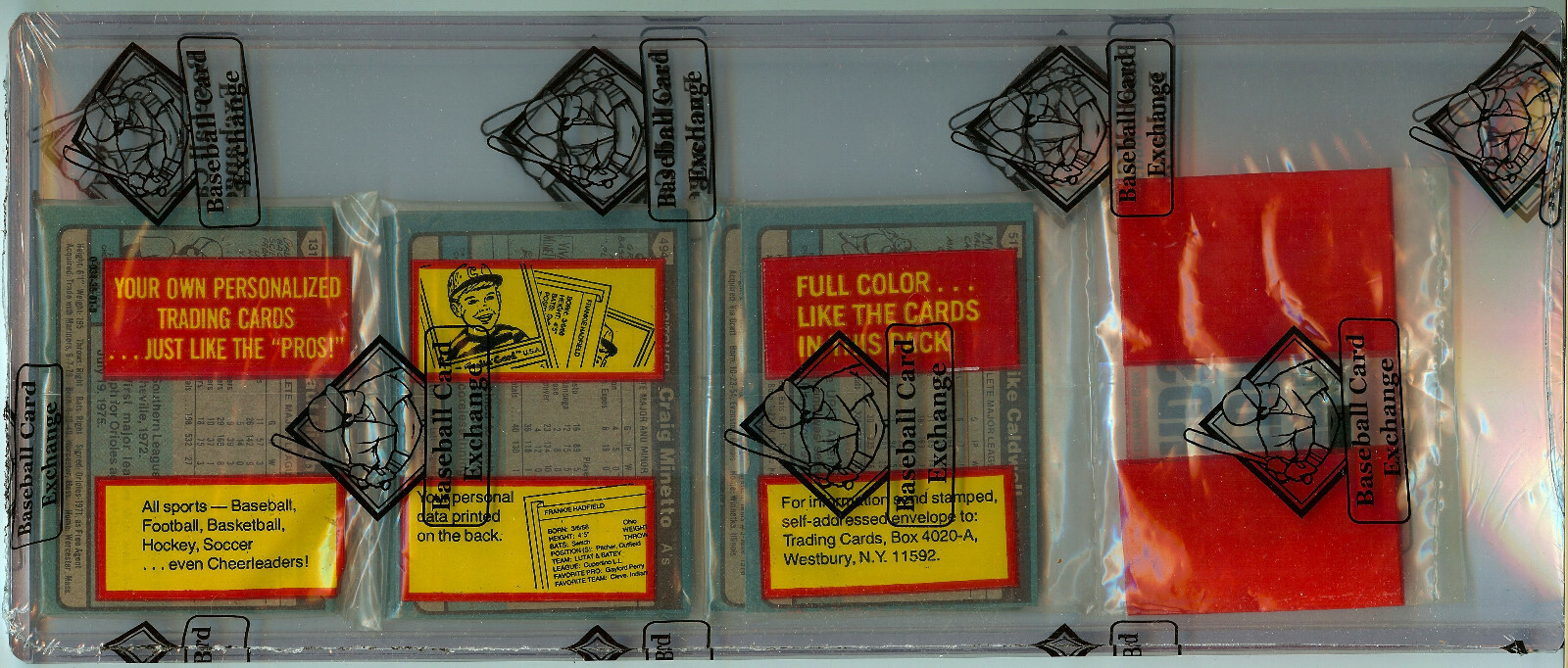1980 Topps Baseball Rack Pack BBCE George Brett top Henderson RC Ryan ...