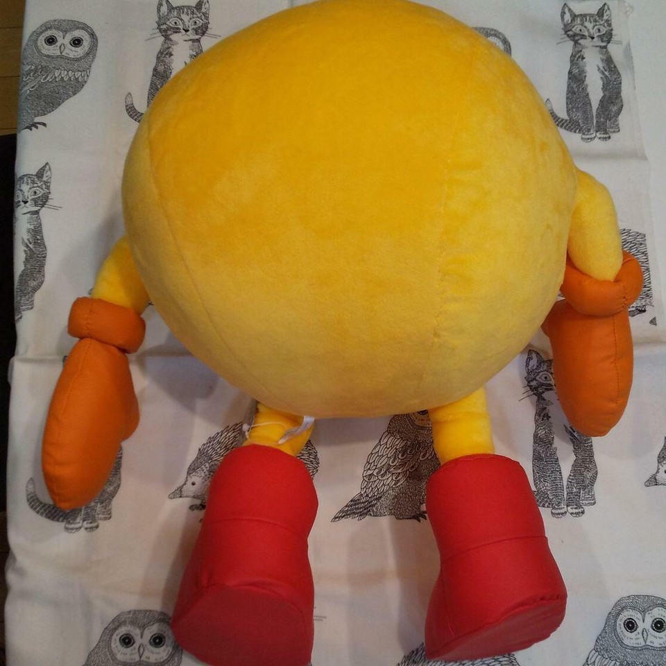 Pac-Man Standing pose BIG plush toy 40cm BANDAI NAMCO Japan | eBay
