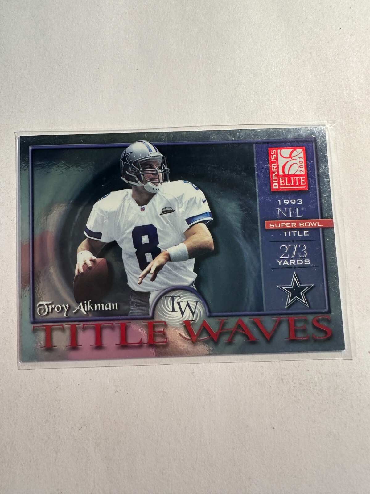 K106,975 - 2001 Donruss Elite Title Waves #TW29 Troy Aikman #/1993 | eBay