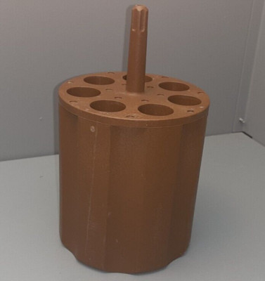 Centrifuge 7 slotted Brown Bucket w/ scalloped edges (3 1/2" tall) | eBay