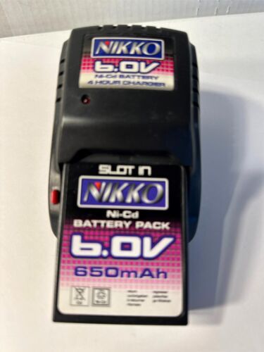 Nikko 6 0V NiCd Battery 4 Hour Charger 1764B & 650mAh Battery Energy ...