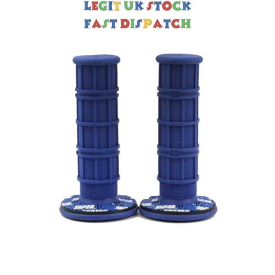 Pit Bike Waffle Grips Pro Taper Donuts Blue 7/8” Mx Handlebar Motocross ...