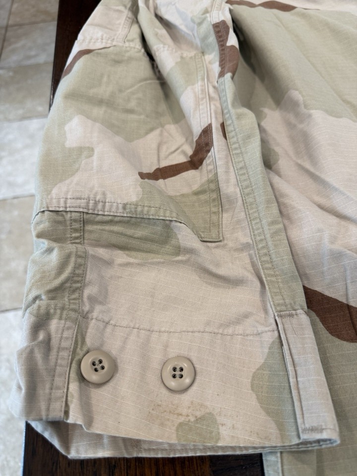 US Army DCU 3-Color Desert Camo BDU Jacket Medium Long | eBay