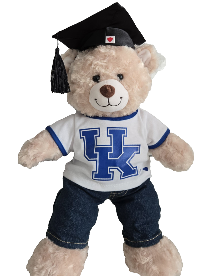 University of Kentucky UK Wildcats Build-A-Bear Outfit with graduation ...
