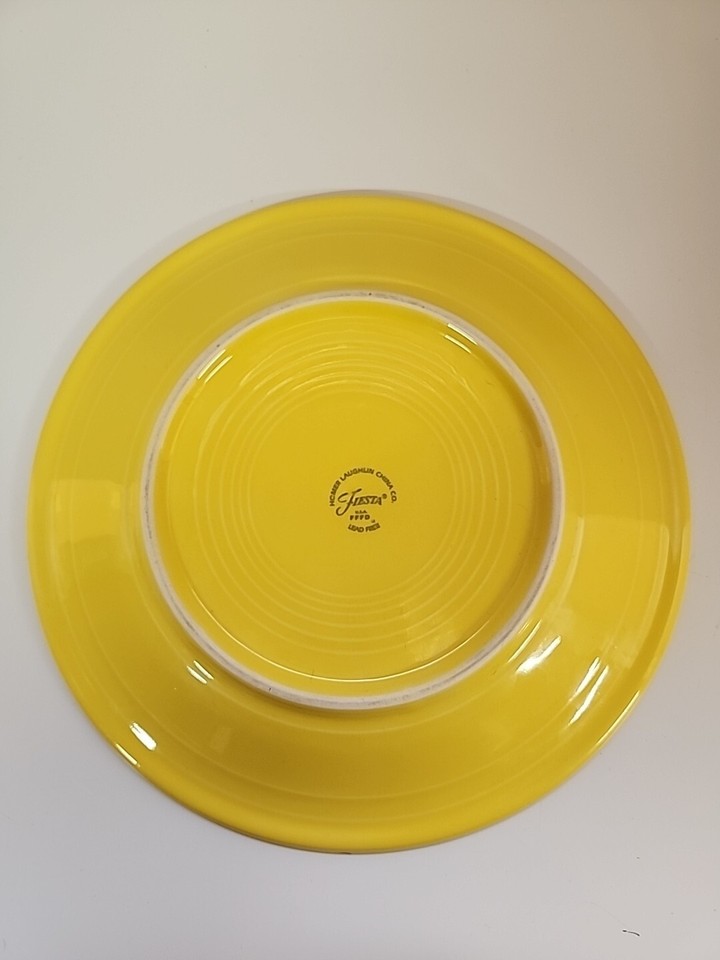 FIESTA Dinner Plate SUNFLOWER YELLOW Fiestaware Retired HLC 10.5” | eBay