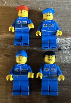 Lego Octan Petrol Oil Mechanic Gasoline Minifigures Lot Of 4 Vintage ...