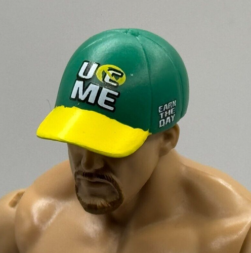 WWE Green John Cena Cap Hat Accessory Mattel Figure Clothes 1/12 K1 | eBay