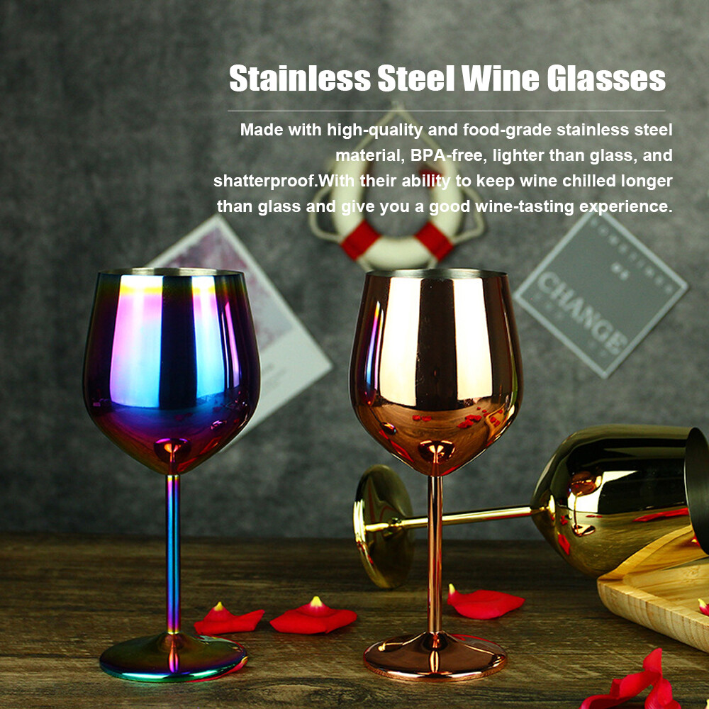 Stainless Steel Glasses 14oz Unbreakable Metal Glass V0Y8 | eBay